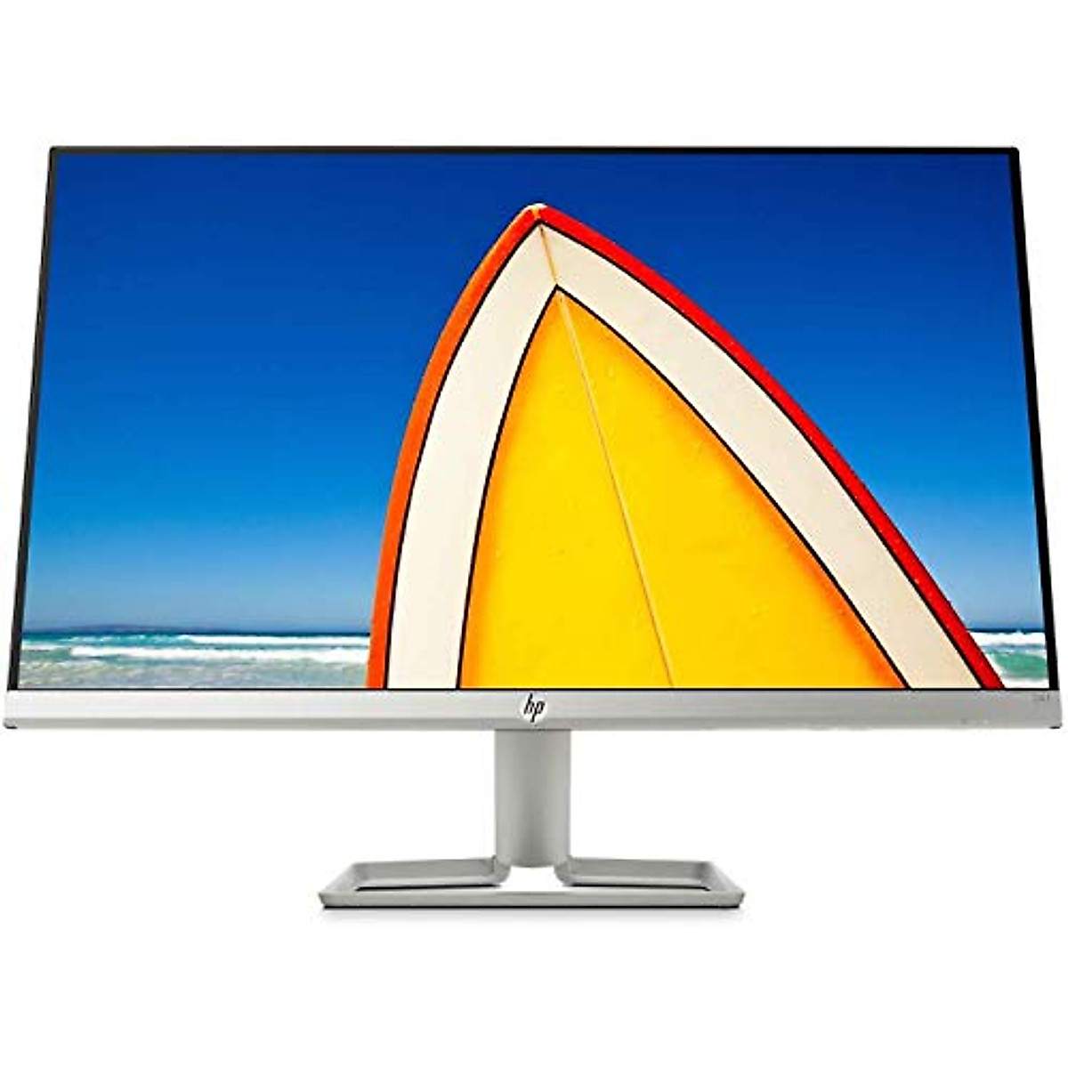 HP 24f 23.8" Ultra Slim Bezels IPS LED Display FHD FreeSync Monitor, HDMI VGA-Natural Silver (Renewed)