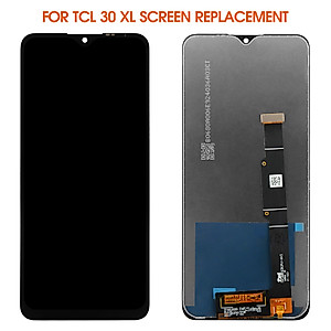 for TCL 30 XL Screen Replacement for TCL 30 XL 6.82" T671G T701DL LCD Display Touch Digitizer Assembly with Tools