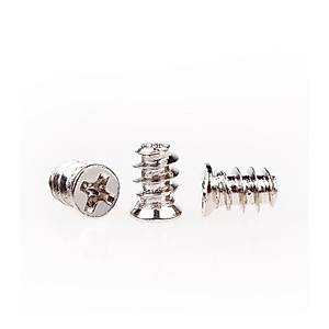 Tap Bolts 50Pcs M5*8/10/12 KB Computer PC Case Cooling Fan Mount Screw Heat Dissipation Fans Screws Fixer Screws (Color : Black, Size : M5x10 (50Pcs))