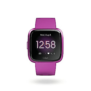 Fitbit Versa Lite Edition Smart Watch, One Size (S and L Bands Included), 1 Count