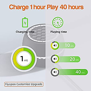 FIYAPOO Mini Portable Speaker, 3W Mobile Phone Speaker Line-in Speaker with 3.5mm AUX Audio Interface for Smartphone/Tablet/Computer