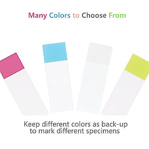 50 Pcs Frosted Microscope Slides with 100 Pcs 22x22mm Square Coverslips Cover Glass for Microscopes