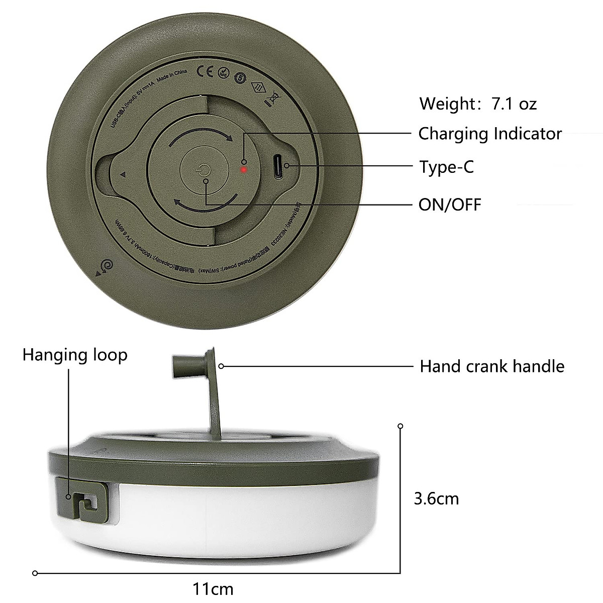 Hiromeco Camping Lights String, Outdoor String Lights with 5 Lighting Modes, Quick 30s Recovery, Durable and Waterproof, USB Charging - Portable Camping Lights for Camping, Yard, and Hiking (32.8ft)