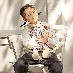 GAGAKU Baby Doll Carrier Doll Accessories for 18-inch Dolls IKEA Doll Reborn Baby Doll Bitty Baby American Girl Doll Carrier for Little Girls – Pink (Reindeer)