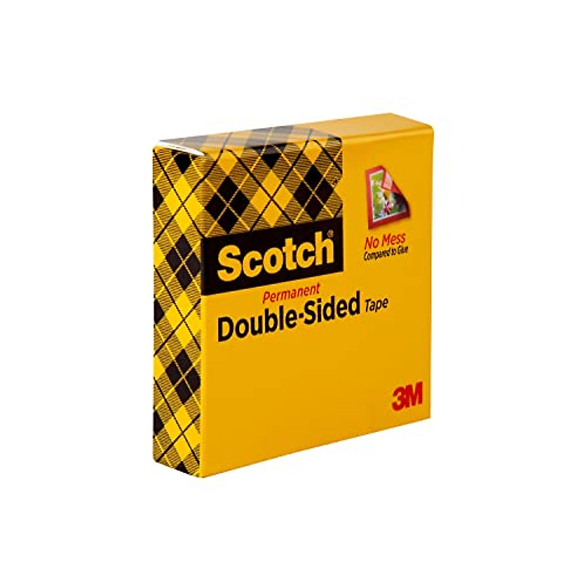 Scotch Double Sided Tape, 3/4 in x 1296 in, 1/Pack (665)