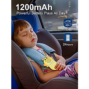 Dremkit White Noise Machine Baby Sound Machine Portable Noise Machine for Baby Sleep Soother Music and Light, Rechargeable,16 Soothing Sounds and Lullaby Machine for Sleeping Travel Baby Gift