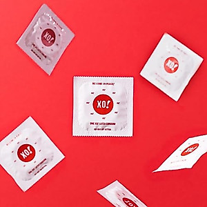 XO! Ultra-Thin Righteous Rubber Condoms, PETA-certified Vegan, Fairly-Traded Natural Latex, Well-Lubricated, Cruelty Free, Parabens & Glycerin Free, 12-Count