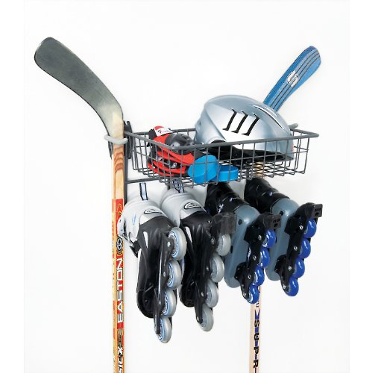 Organized Living Activity Organizer Skate Rack with Basket