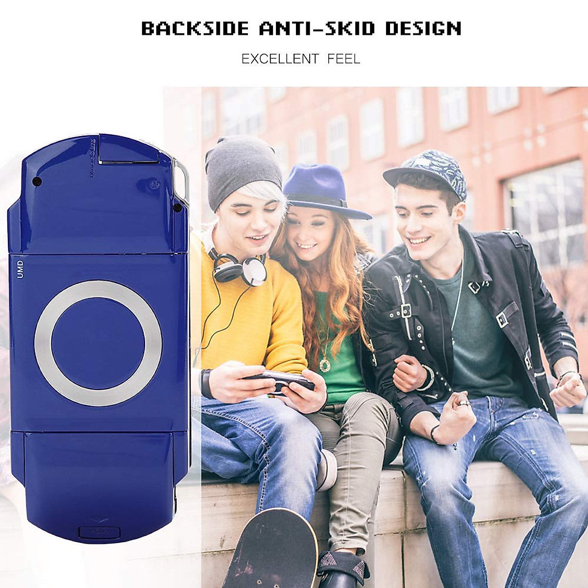 Case Cover Shell Housing Replacement, Strong Anti-Skid Shell with Buttons, Fashionable Appearance(Blue)