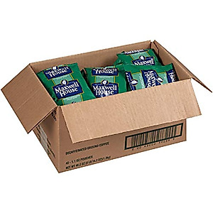 Maxwell House Shy Decaf Ground Coffee (1.1 oz Bags, Pack of 42)