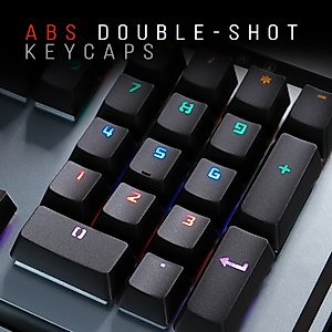 Bloody Gaming B740 Wired Optical Gaming Keyboard with Ergonomic Wrist Rest – Quiet & Satisfying Switch Keyboard - LED Backlit Illuminated Keys – Water/Splash Resistant - [Black Switches – LK Gen 1]