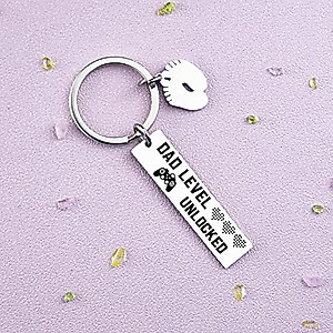 New Dad Keychain Gifts Pregnancy Announcement for Dad Husband, First Time Dad, Dad to be, Soon to be Fathers Day for Dad Step Dad to Be Husband from Daughter Son Dad Valentine’s Day Gifts,