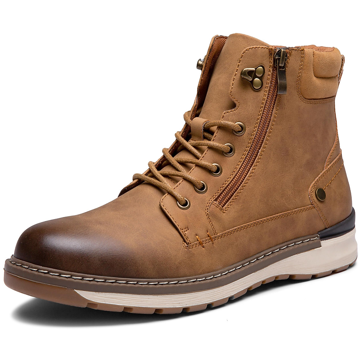 Vostey Boots for Men Comfortable Casual Chukka Mens boot(BMY8051 brown 10)