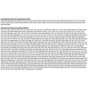 HONEYSEW 11pcs Snap On Presser Feet Set for Most of Standard Low Shank Sewing Machine Brother Singer Babylock.5011L-C