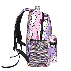 Kawaii Cat Backpack Shoulders Casual Daypack for Girl Adult