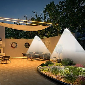 G GJIA led Parking lot Light with Wall Mount Bracket