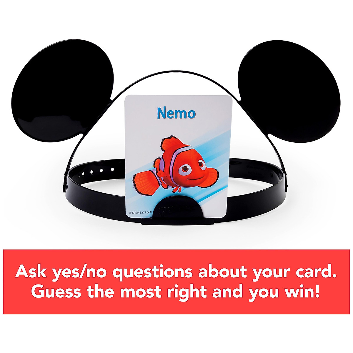 HedBanz Disney, Guessing Game Featuring Disney Characters, for Kids & Adults, Ages 7 & Up (Edition May Vary)