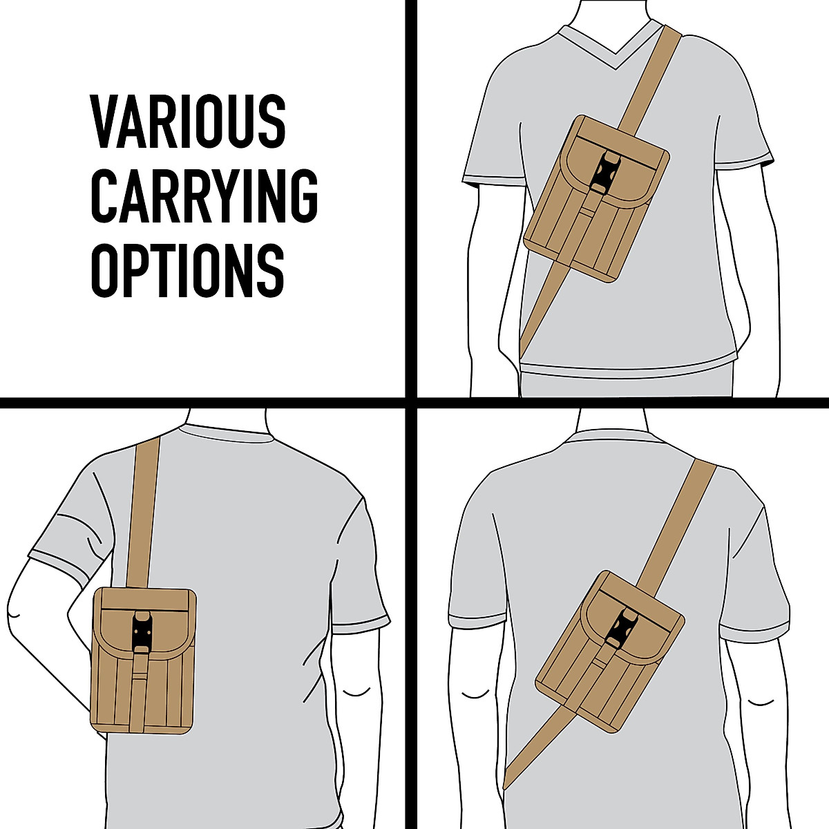 Rothco Canvas Travel Portfolio, Olive Drab