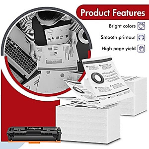 045 045H High-Yield Black Toner Cartridge 1-Pack Replacement for Canon 045H 045 Toner Cartridge Color ImageCLASS MF634Cdw MF632Cdw LBP612Cdw MF630C LBP610 Series Printer Ink