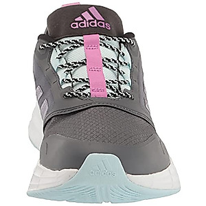 adidas Women's Duramo Protect Running Shoe, Grey/Matte Purple Metallic/Almost Blue, 10