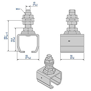 Stainless Steel Mounting Sleeve for Slid’up 2000-440 Lbs