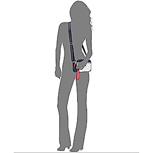 Nautica womens High Seas Camera Crossbody, Indigo/White, One Size US