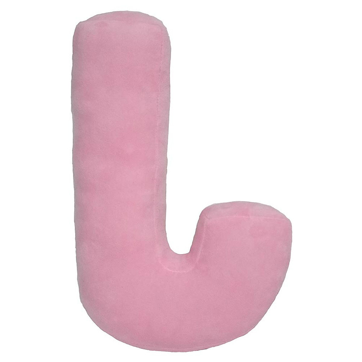 iscream Lettermania J Initial 15" Reversible Sequin Soft Fleece Back Pillow