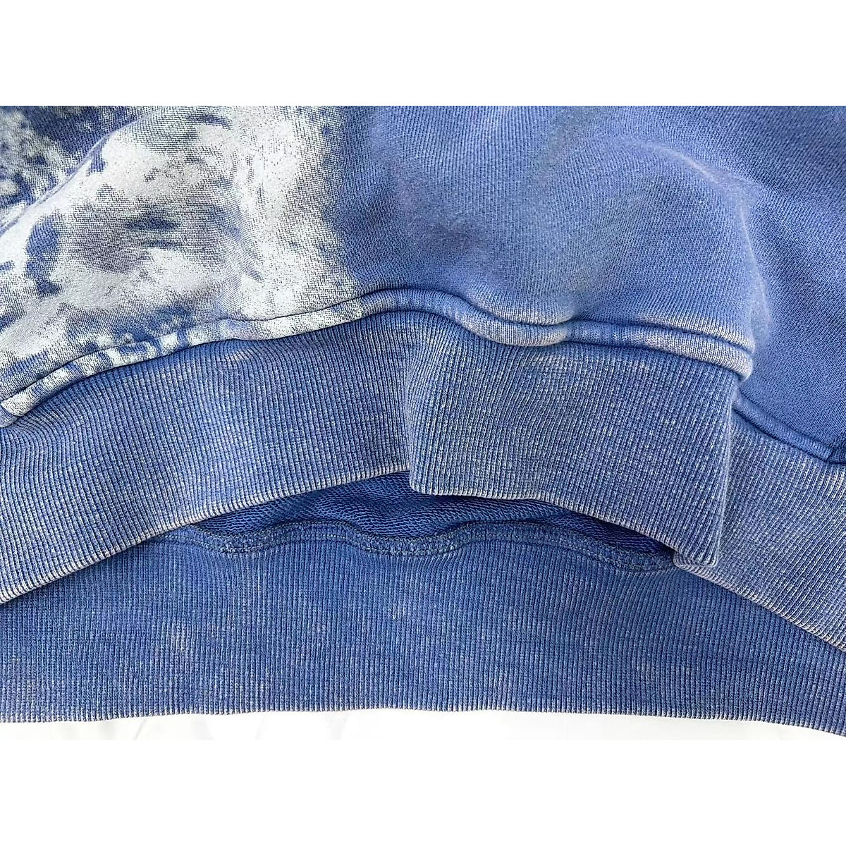 CUTEGAL Y2K Hoodie Denim Grunge Hoodie Streetwear Clothes Casual Oversize Blaze Print Pattern Skull Hoodie Unisex 2023AW (Blue,M,Medium)