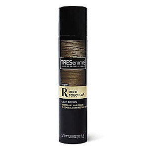 TRESemmé Root Touch-Up, Temporary Hair Color, Light Brown Hair Ammonia-free, Peroxide-free Root Cover Up Spray 2.5 oz