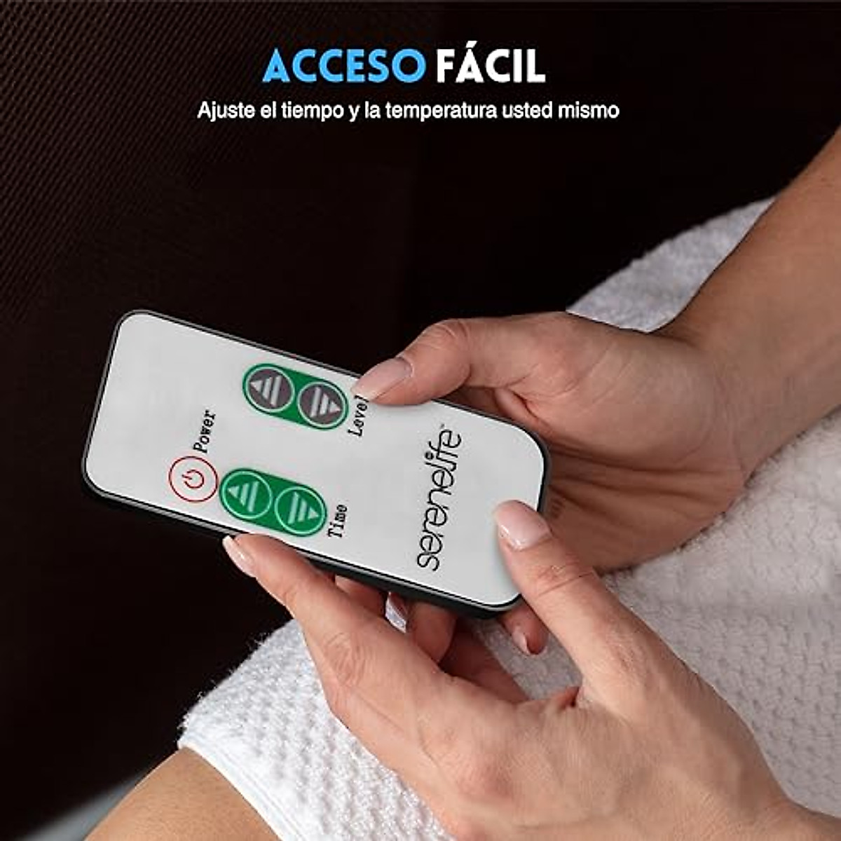 SereneLife Compact Portable Steam Sauna - Detoxify & Soothing Infrared Heated Body Therapy, Energy & Power-Efficient Design, Includes Folding Chair & Heated Foot Pad (Black)