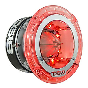 DS18 PRO-TW4L RGB Super Tweeter - 1.75", Polycarbonate Frame and Titanium Diaphragm, 560W Max, 280W RMS, 4 Ohms, Built in Crossover - PRO Tweeters are The Best in The Pro Audio Market (1 Speaker)