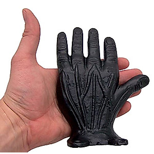 Rustic Weathered Single Black Cast Iron Left Hand Wall Hooks, Unique Home Décor, 6 Inches