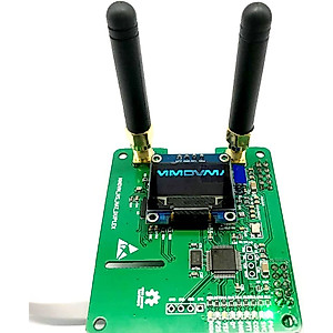 GOOZEEZOO MMDVM Duplex Hotspot Module Dual Hat with 0.96 OLED Display V1.47 Support P25 DMR YSF NXDN DMR Slot 1 + Slot 2 for Raspberry pi (with OLED)