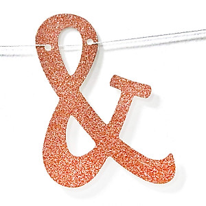 Rose Gold Glitter 30 Flirty & Thriving Banner - Cheers To 30 Years - Happy 30th Birthday Party Decoration Supplies