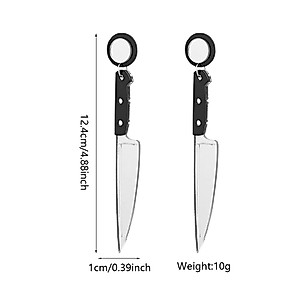 Exaggerated Hip Hop Earrings For Women Jewelry Gold Long Knife Earrings Simulation Acrylic Punk Ear Accessories (Long Knife Earrings(Silver))