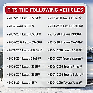 HID Ballast with Ignitor - Xenon Headlight Control Unit - Replaces 85967-52020, 81107-30D30, DDLT003, KDLT003 - Compatible with Toyota & Lexus Vehicles - Prius, Avalon, IS250, IS350, GS350, GS450h