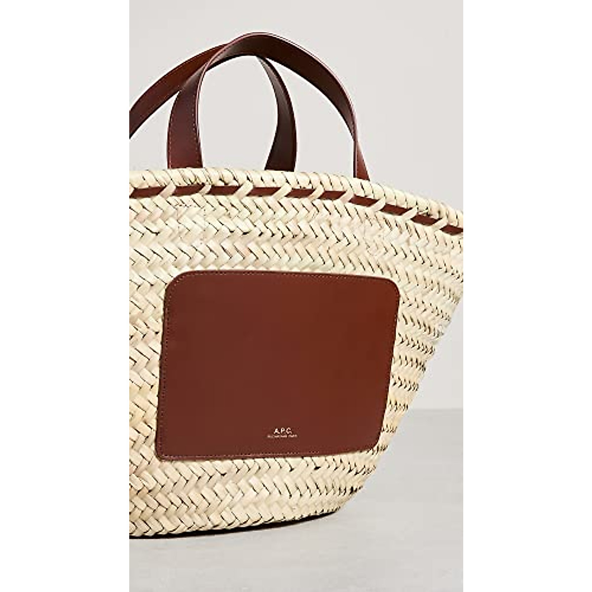 A.P.C. Women's Panier Zoe Tote, Nut Brown, One Size