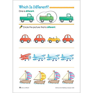 School Zone - Preschool Basics Workbook - 64 Pages, Ages 3 to 5, Colors, Numbers, Counting, Matching, Classifying, Beginning Sounds, and More (School Zone Basics Workbook Series)