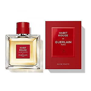 HABIT ROUGE by Guerlain EDT SPRAY 3.4 OZ