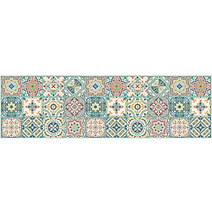 Heat Resistant Table Runner Trivet 39 x 12 Inch Protects Dining Table and Countertop from Heat and Scratch. Unique Design by an European Artist. Venetian Beauty 7271