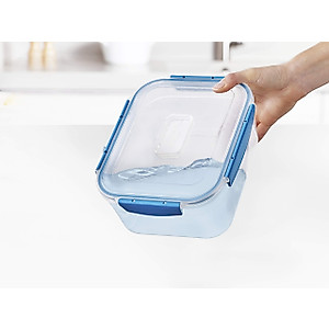 Joseph Joseph Nest Lock 10-Piece and Nest 12-Piece Plastic Food Storage Container Sets with Lockable Airtight Leakproof Lids