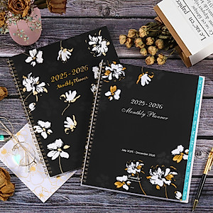 2023-2024 Monthly Planner - 18-Monthly Planner from January 2023 - June 2024, Monthly Planner 2023-2024 with Tabs, 9"x 11" Calendar Planner with Pocket, Contacts, Passwords Pages
