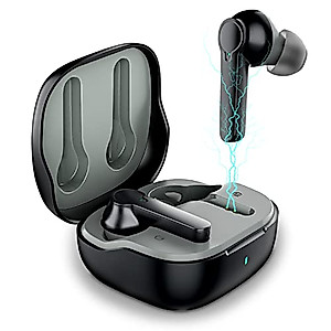 Roar ENC Buds H3 True Wireless Earbuds - in-Ear Bluetooth Headphones with Touch Controls, Bluetooth Earphones with Microphone,Waterproof Noise Canceling Ear Buds-Charging Case, Up to 18 Hours Playtime