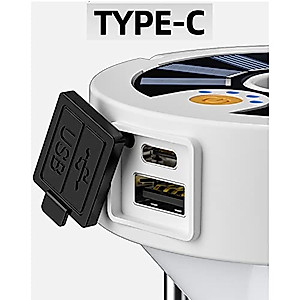 Pockety Camping Hourglass Lamp, Tent Light Emergency , Solar/USB Handheld Lamp, LED Lantern for Outdoor White