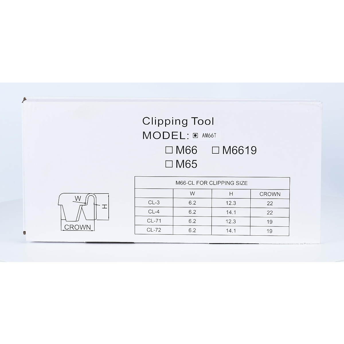 Woodpecker AM66T Pneumatic Clinch Clip Clipper Vertex Fastening Air Power Clinching Tool Hartco Clipper Industrial Clip Tool Gun Clipper Gun for Spring Mattress, Car Seat (AM66T)