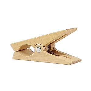 tuuli Wooden Pegs Large Wooden Pegs Clothes Pegs for Beach Towel Beach Lounger Yacht Pram Laundry Accessories - 2