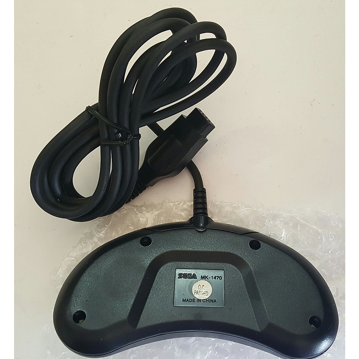 Official OEM Original Genuine Sega Genesis 6 Six button Controller MK-1470 (Bulk Packaging)