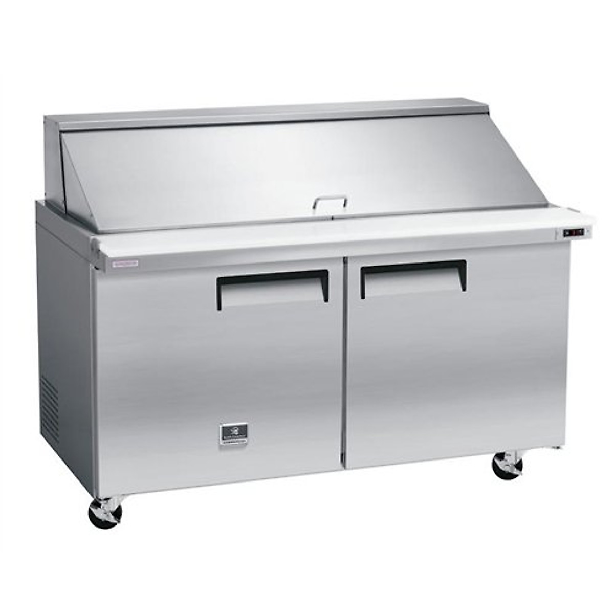 Kelvinator KCMT60.24 60" Double Door Mega Top Prep Table, 24 Pans, 12 cu. ft.