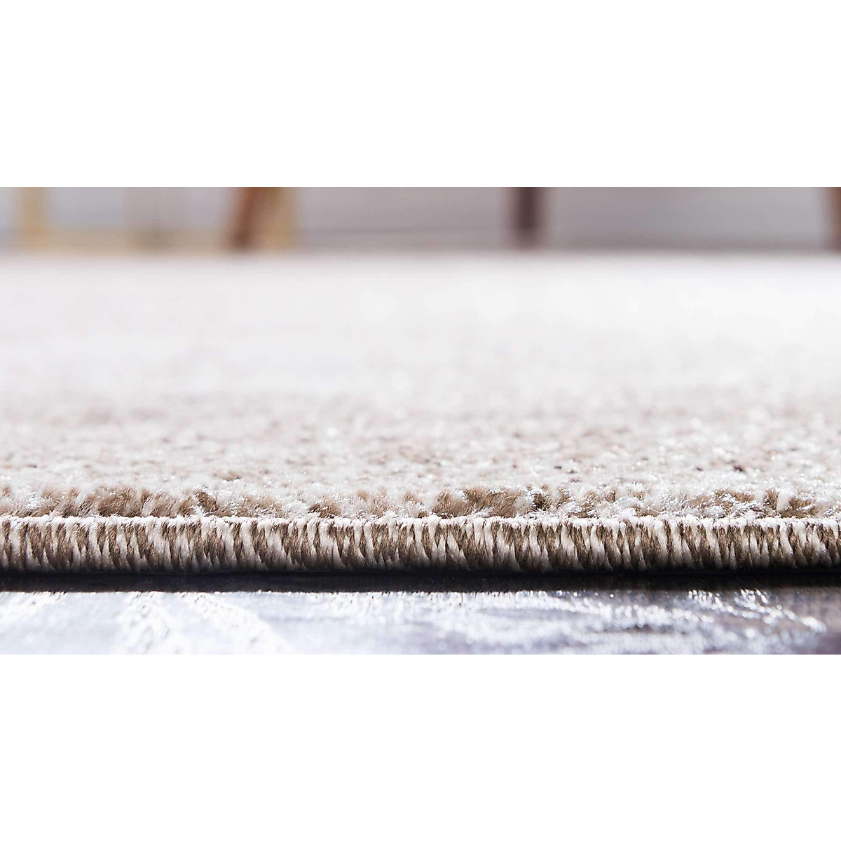 Unique Loom Del Mar Collection Area Rug - Abigail (3' 3" x 5' 3" Rectangle, Beige/ Ivory)