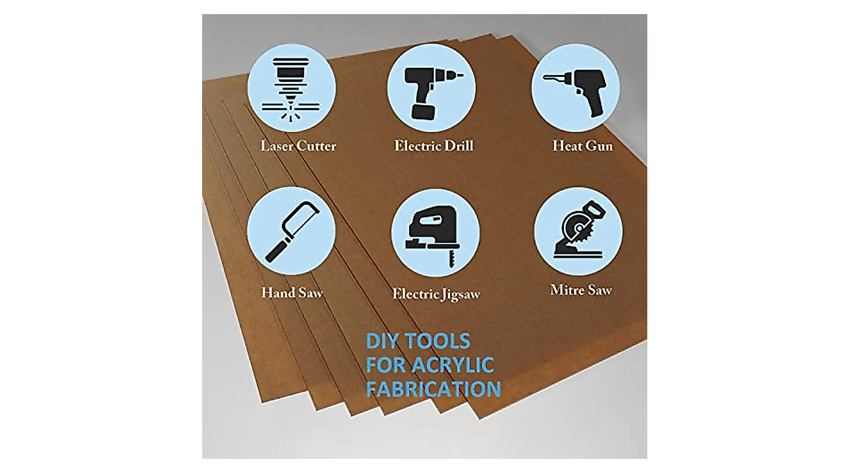 12” x 16” Acrylic Sheet for Signs & Crafts